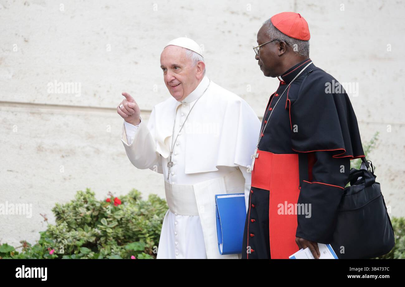 Oct 15, 2015 - Vatican City State (Holy See) - POPE FRANCIS arrives at ...