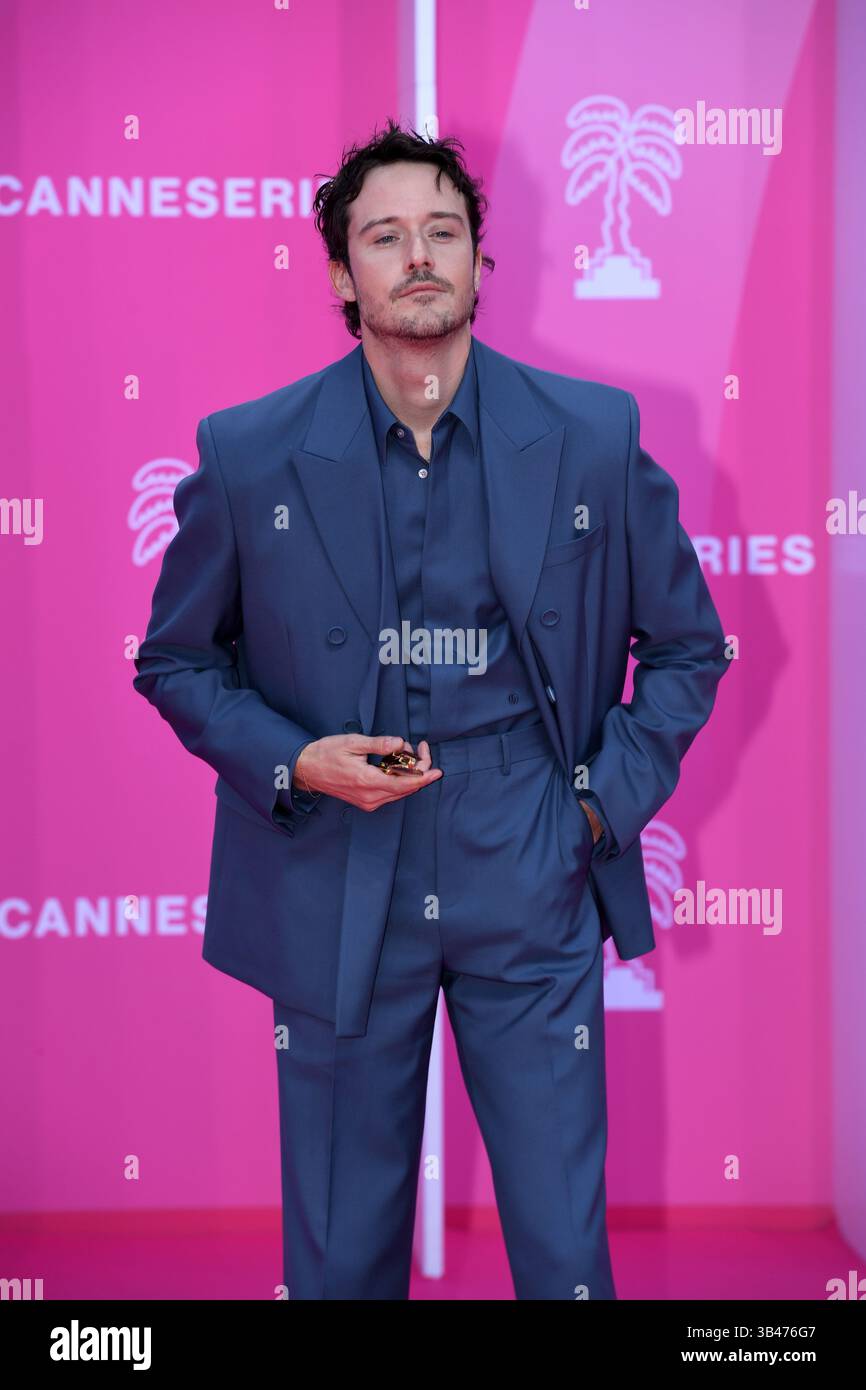 Cannes, France. 29th Apr, 2025. Cesar Domboy attends the Pink Carpet ...