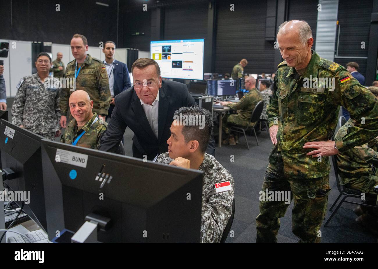 Deutschland, Kalkar, 29.04.2025 Der Bundesminister der Verteidigung ...