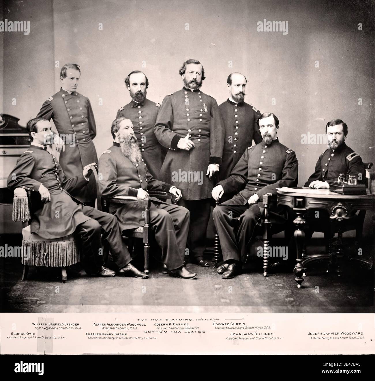 Surgeon General Joseph K. Barnes and His Staff - Photographer unknow ...