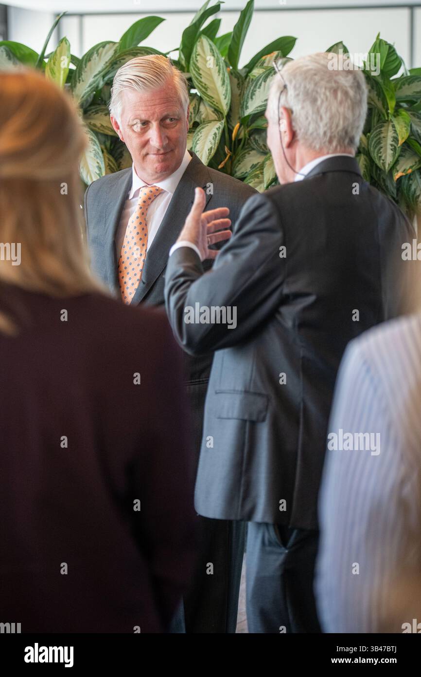 Antwerp, Belgium. 30th Apr, 2025. King Philippe - Filip of Belgium has ...