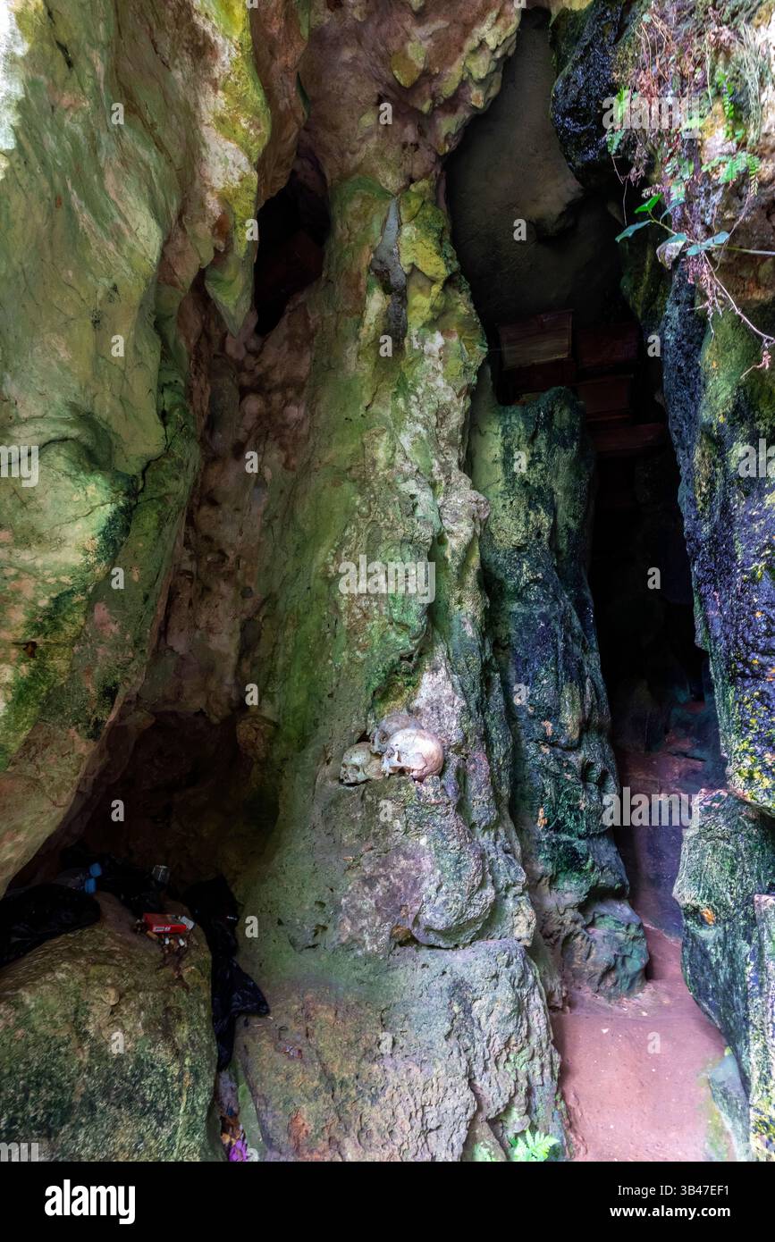 Cave Cemetery of Londa. Toraja Utara, Sulawesi, Indonesia. Londa Cave ...