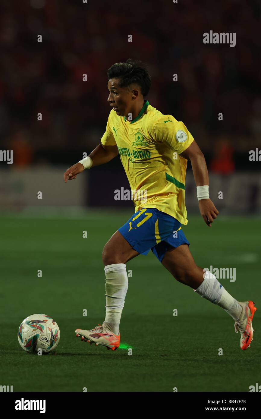 Egypt, CAIRO 25 April 2025: Marcelo Allende of Mamelodi Sundowns the ...
