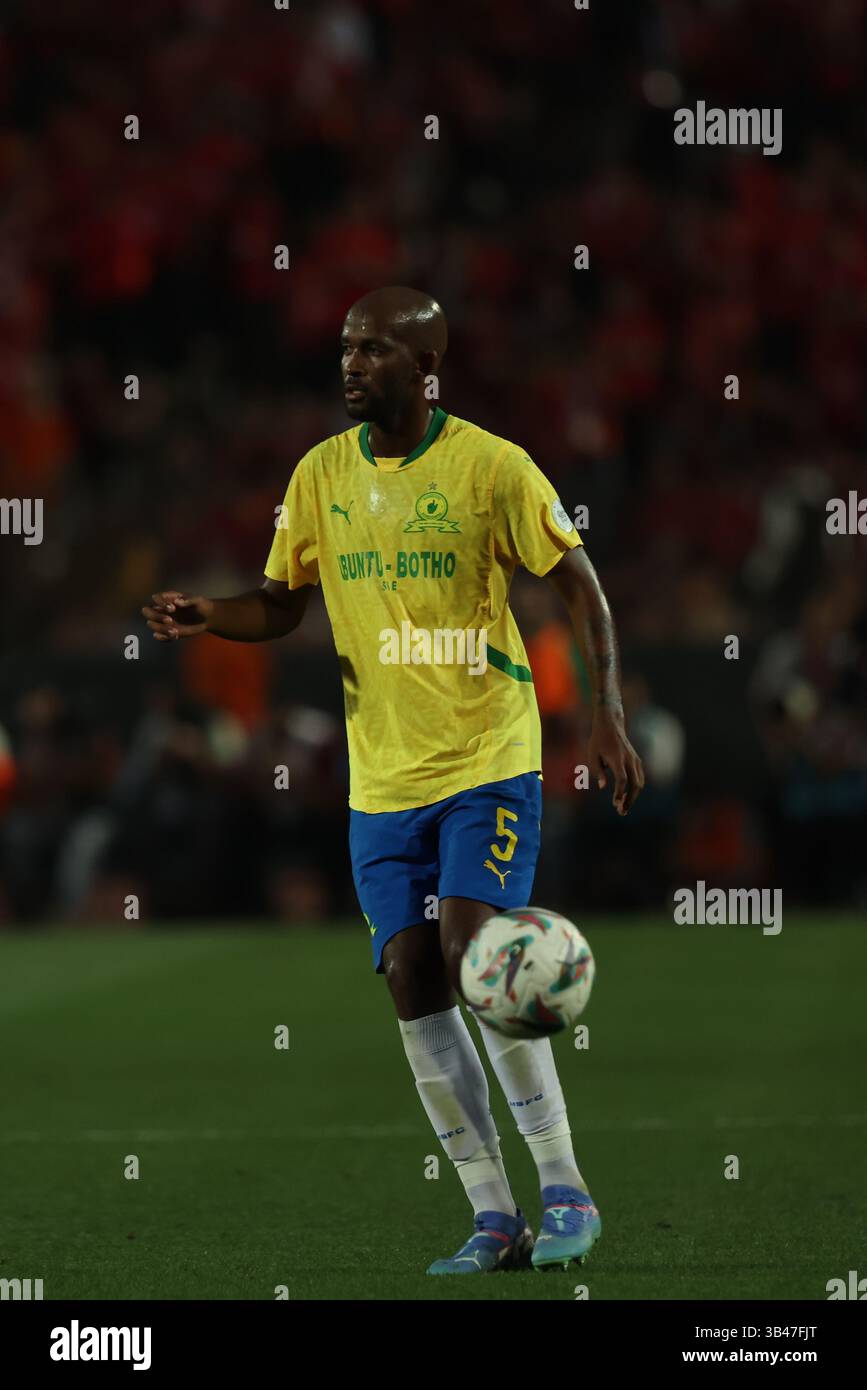 Egypt, CAIRO 25 April 2025: Mosa Lebusa of Mamelodi Sundowns the CAF ...