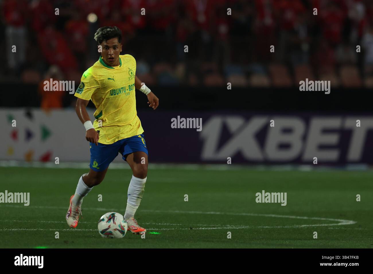 Egypt, CAIRO 25 April 2025: Marcelo Allende of Mamelodi Sundowns the ...