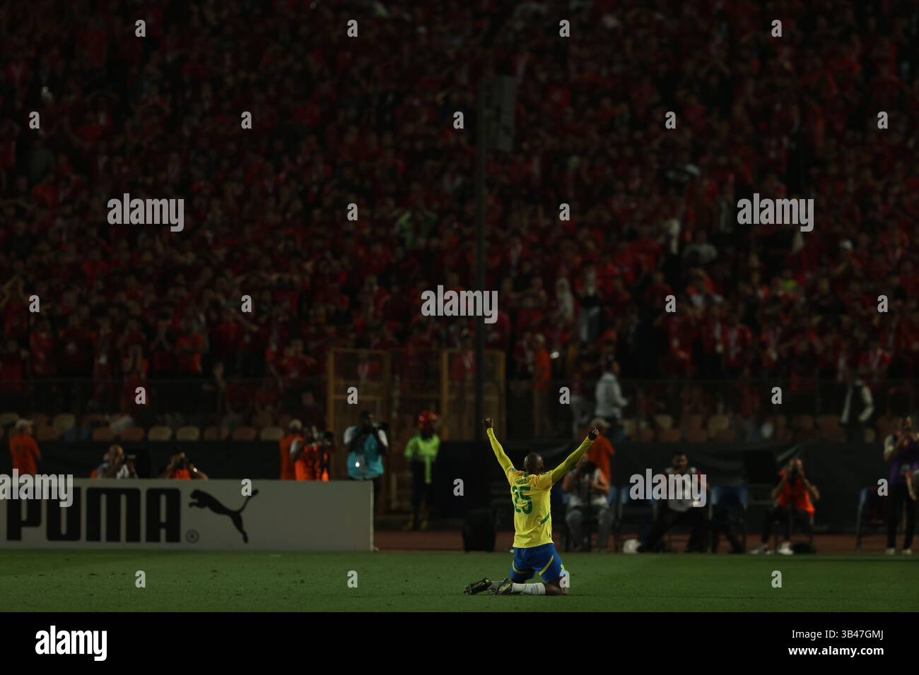 Egypt, CAIRO 25 April 2025: Khuliso Mudau of Mamelodi Sundowns during ...