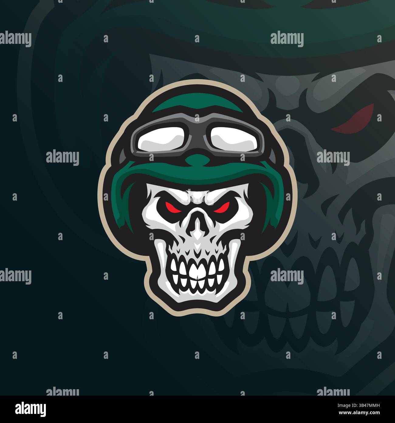 Military mascot logo design vector with modern illustration concept ...