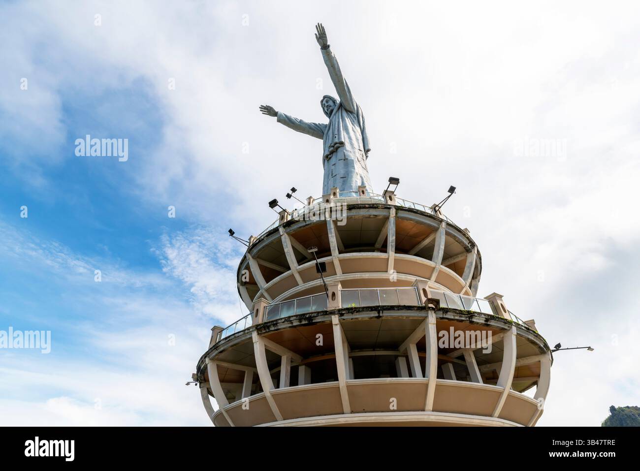 Statue of Jesus Christ Blessing (Jesus Buntu Burake) at Makale capital ...