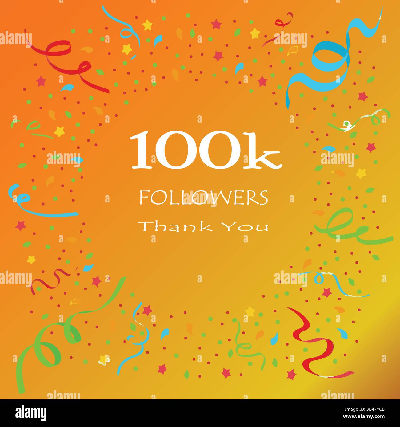 100k celebration Stock Vector Images - Alamy