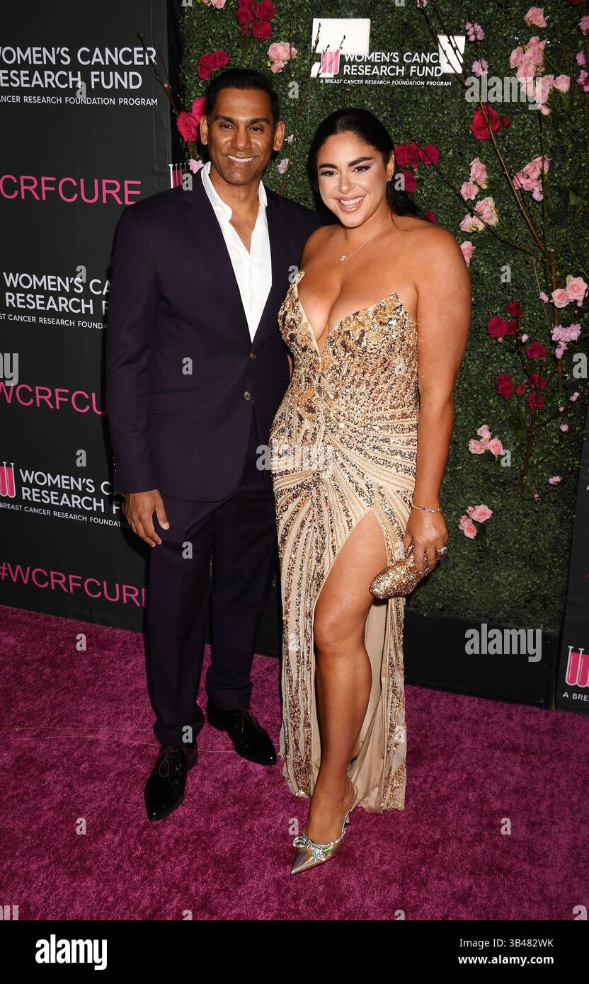 BEVERLY HILLS, CALIFORNIA - APRIL 28: Dr. Arnold Mahesan and Roxy Earle ...