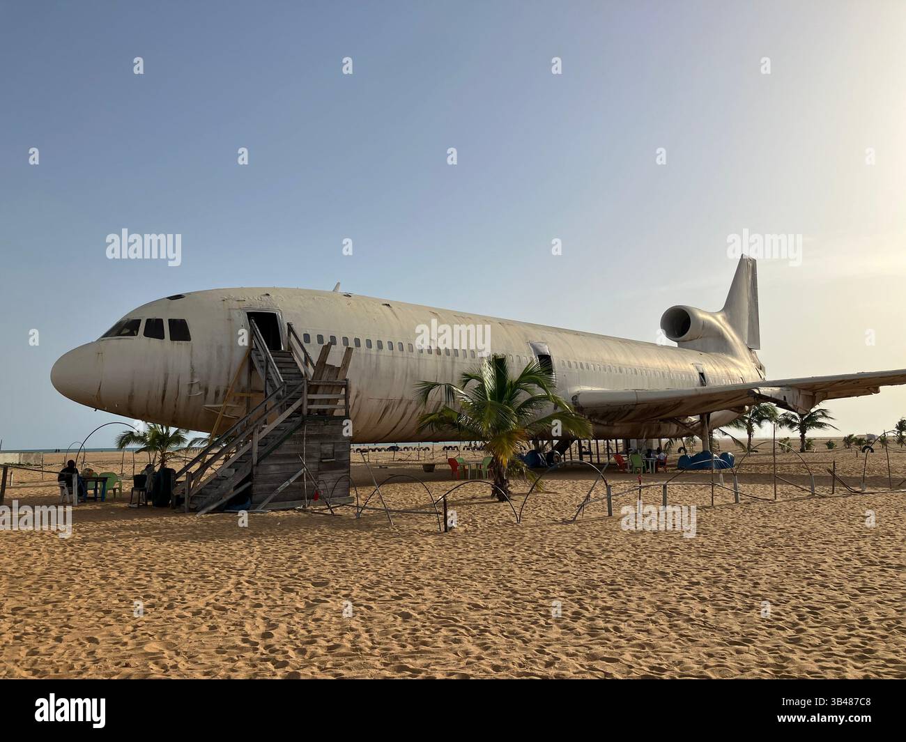 PRODUCTION - 17 April 2025, Benin, Cotonou: A decommissioned Lockheed ...