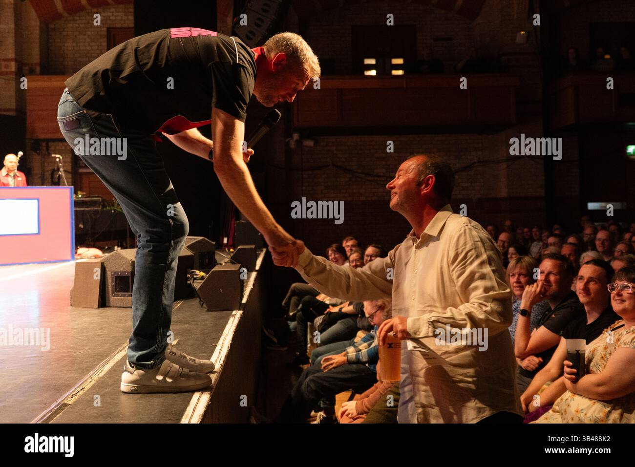 Cambridge, UK, 28 April, 2025. Alex Horne and The Horne Section in ...