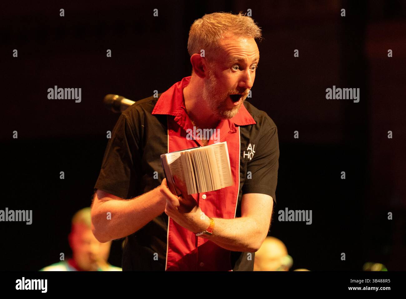 Cambridge, UK, 28 April, 2025. Alex Horne and The Horne Section in ...