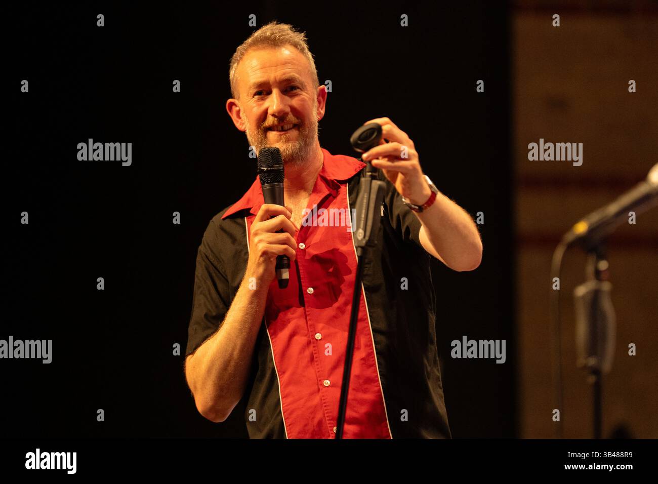 Cambridge, UK, 28 April, 2025. Alex Horne and The Horne Section in ...