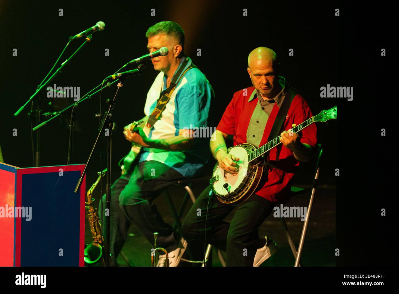 Cambridge, UK, 28 April, 2025. Alex Horne and The Horne Section in ...