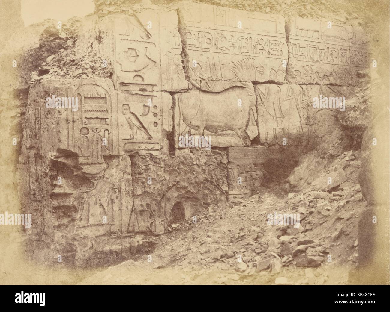 Théodule Devéria (French - (Hieroglyphic Inscriptions Stock Photo - Alamy