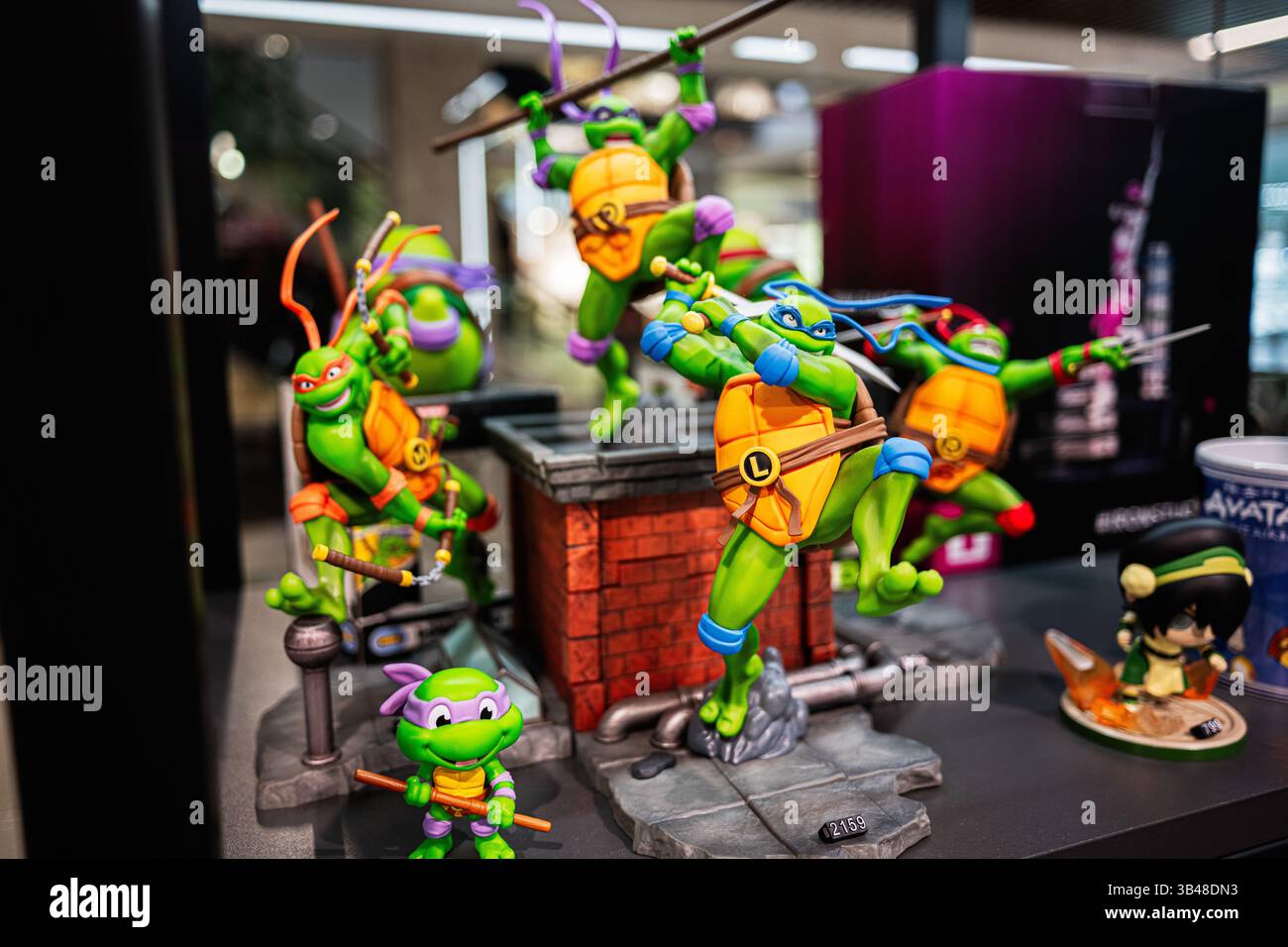 Ivano-Frankivsk, Ukraine - April 29, 2025: Vividly detailed ninja ...