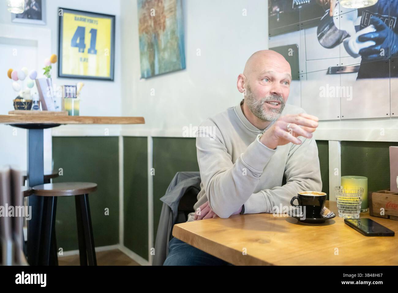 LEEUWARDEN, NETHERLANDS - MARCH 13: Rene van Rijswijk during a ...