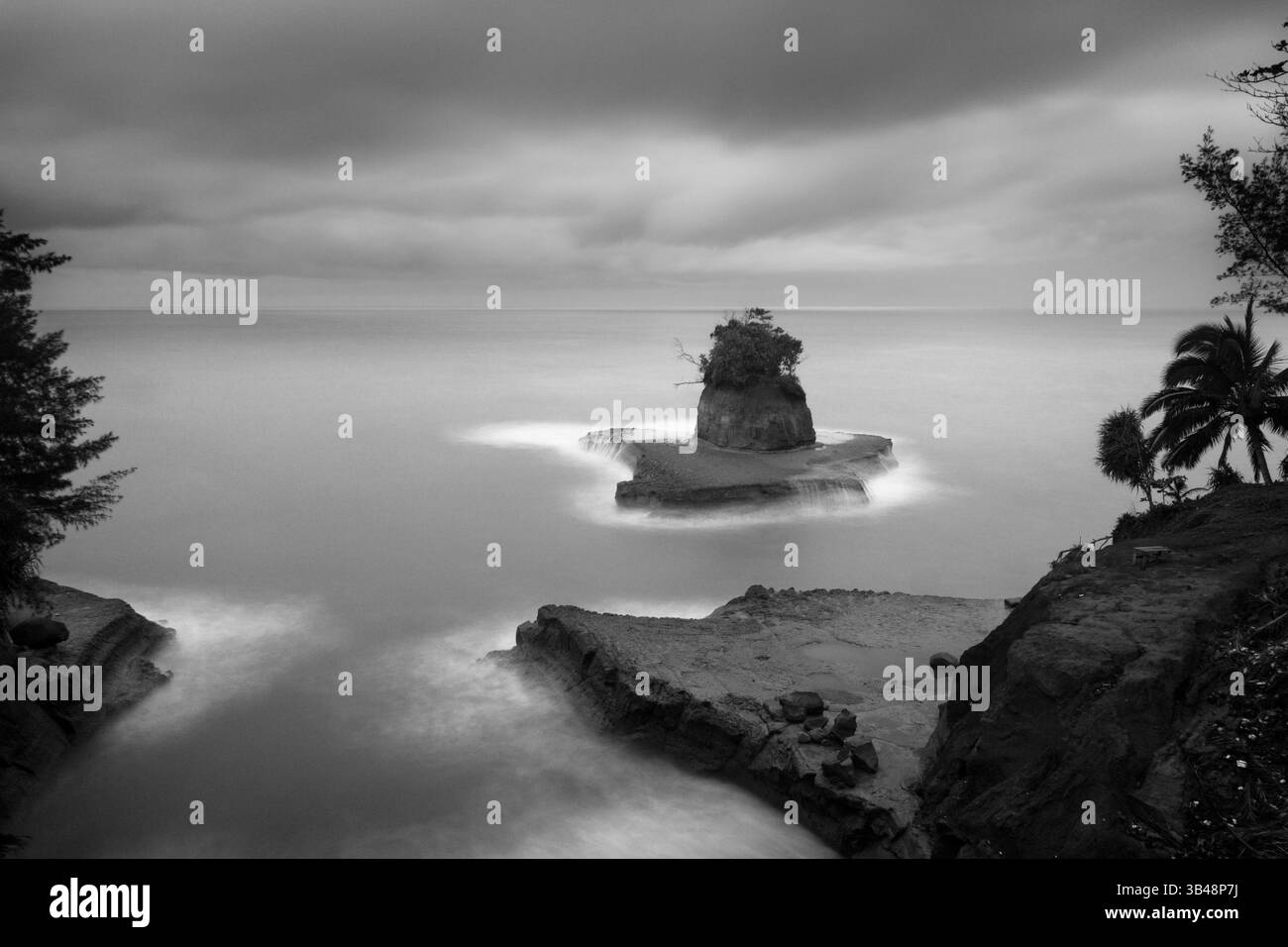 beautiful morning view panorama indonesia beach weather with sky colors ...