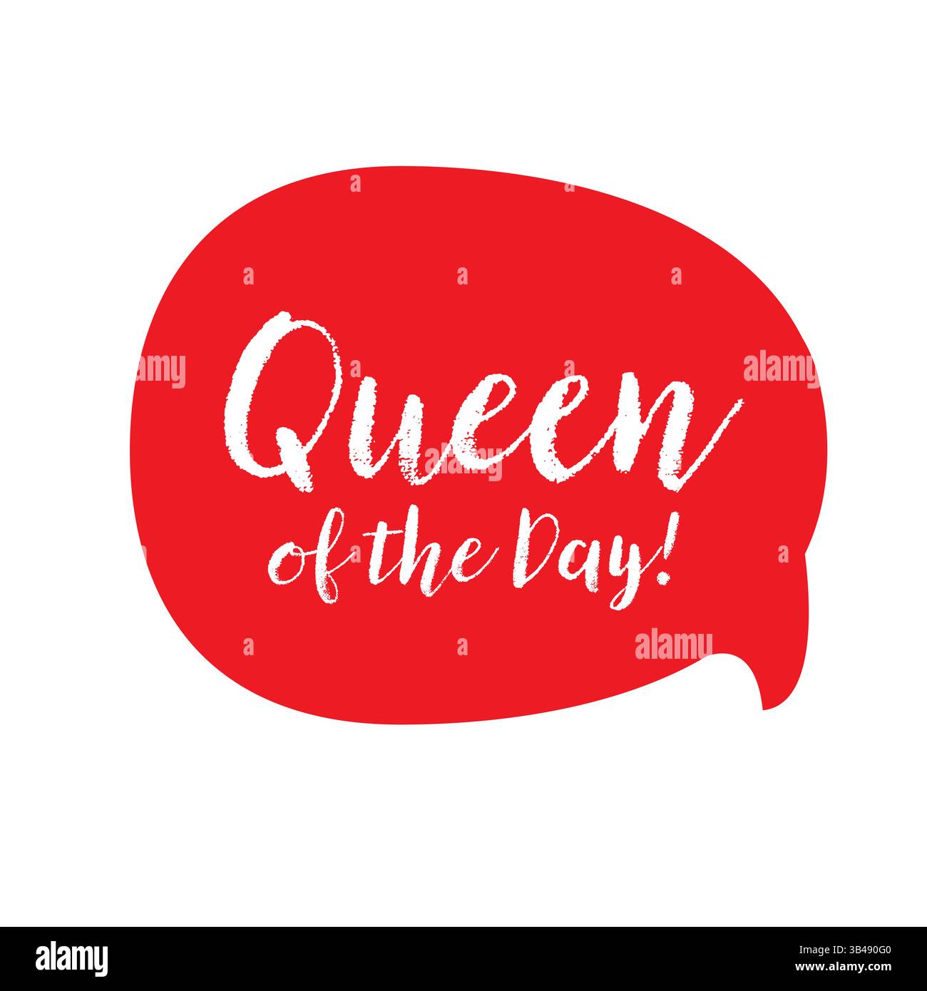 Message queen in celebration Stock Vector Images - Alamy