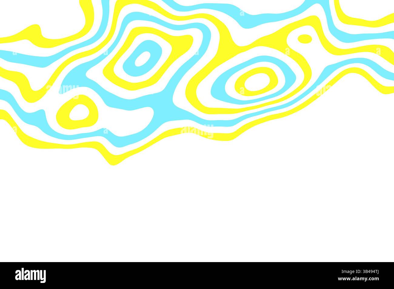 Abstract blue optical illusion Cut Out Stock Images & Pictures - Alamy