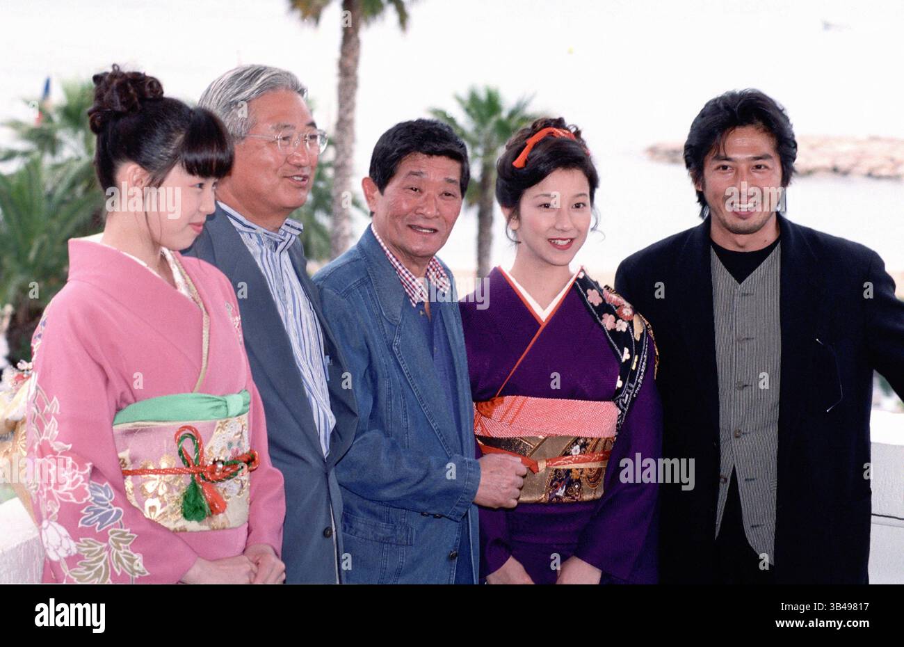 May 20, 1995; CANNES, FRANCE; Director SHINODA MASAHIRO and ACTORS at ...