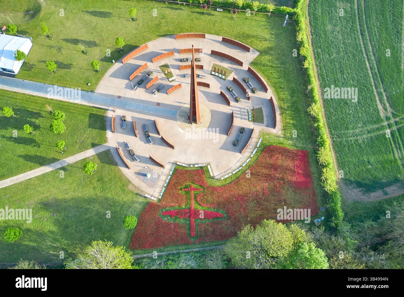 International Bomber Command Centre Poppy Display. VE80 poppy ...