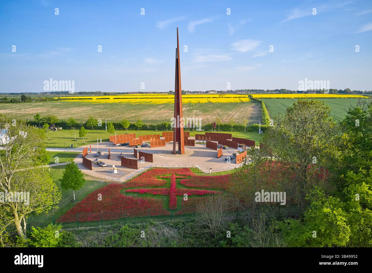 International Bomber Command Centre Poppy Display. VE80 poppy ...