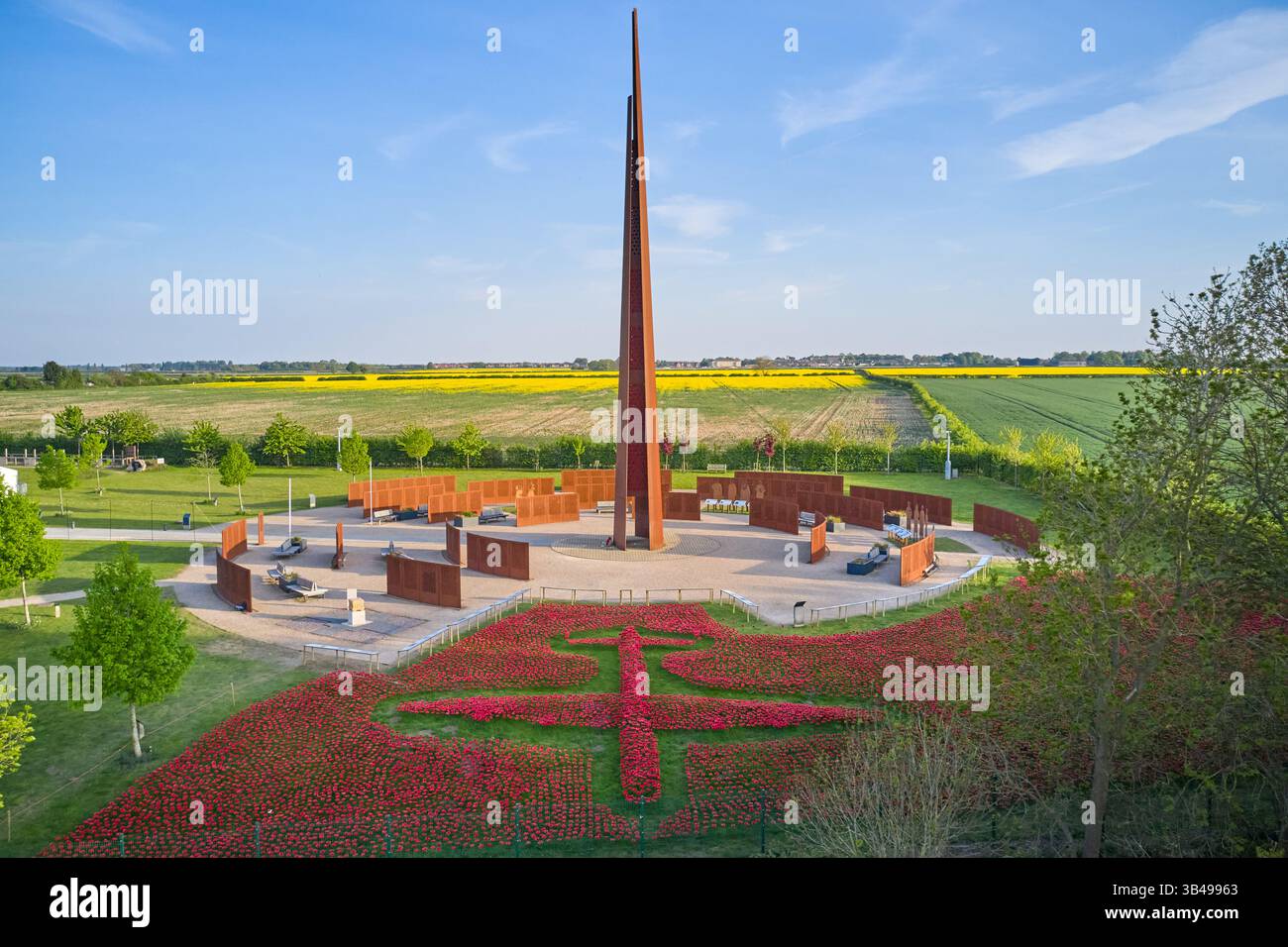International Bomber Command Centre Poppy Display. VE80 poppy ...