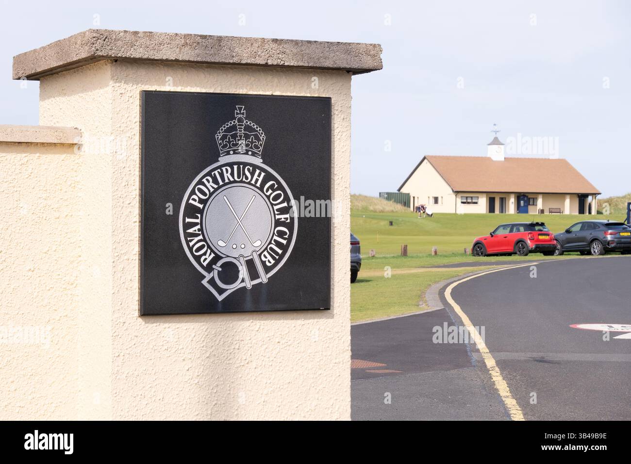 Portrush, Northern Ireland - April 29th, 2025: Entrance to Royal ...