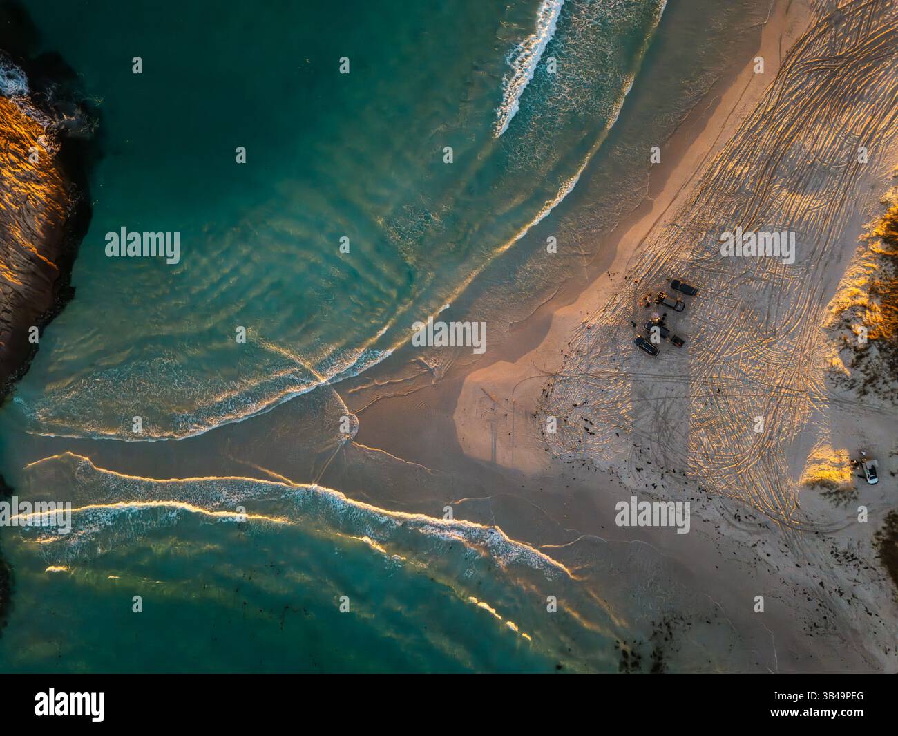 Birds-Eye View of Shoreline from Observatory Point, Esperance, WA Stock ...