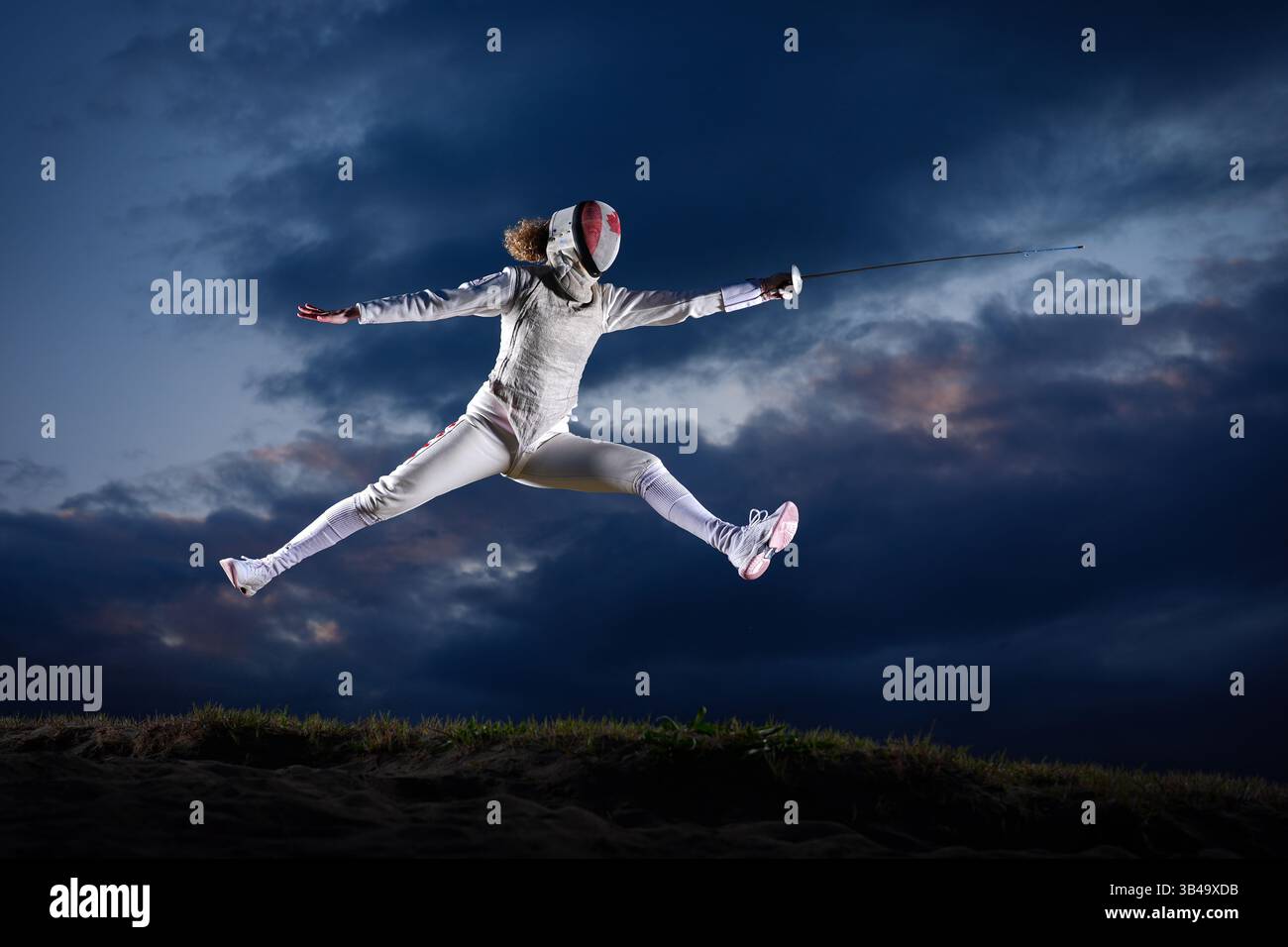 Canadian Olympic fencer Eleanor Harvey poses for a photo in Richmond, B ...