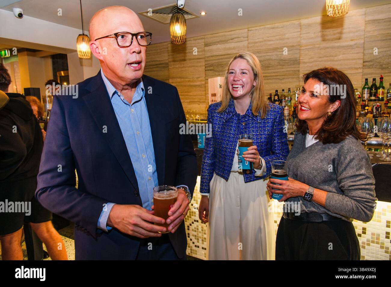 Melbourne, Australia. 30th Apr, 2025. Opposition Leader Peter Dutton ...