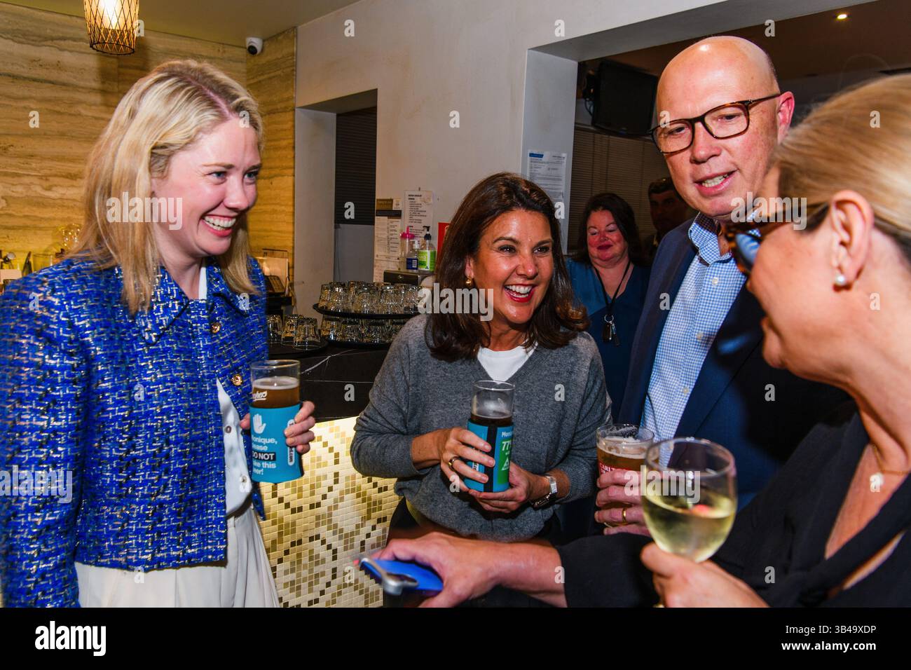 Melbourne, Australia. 30th Apr, 2025. Opposition Leader Peter Dutton ...