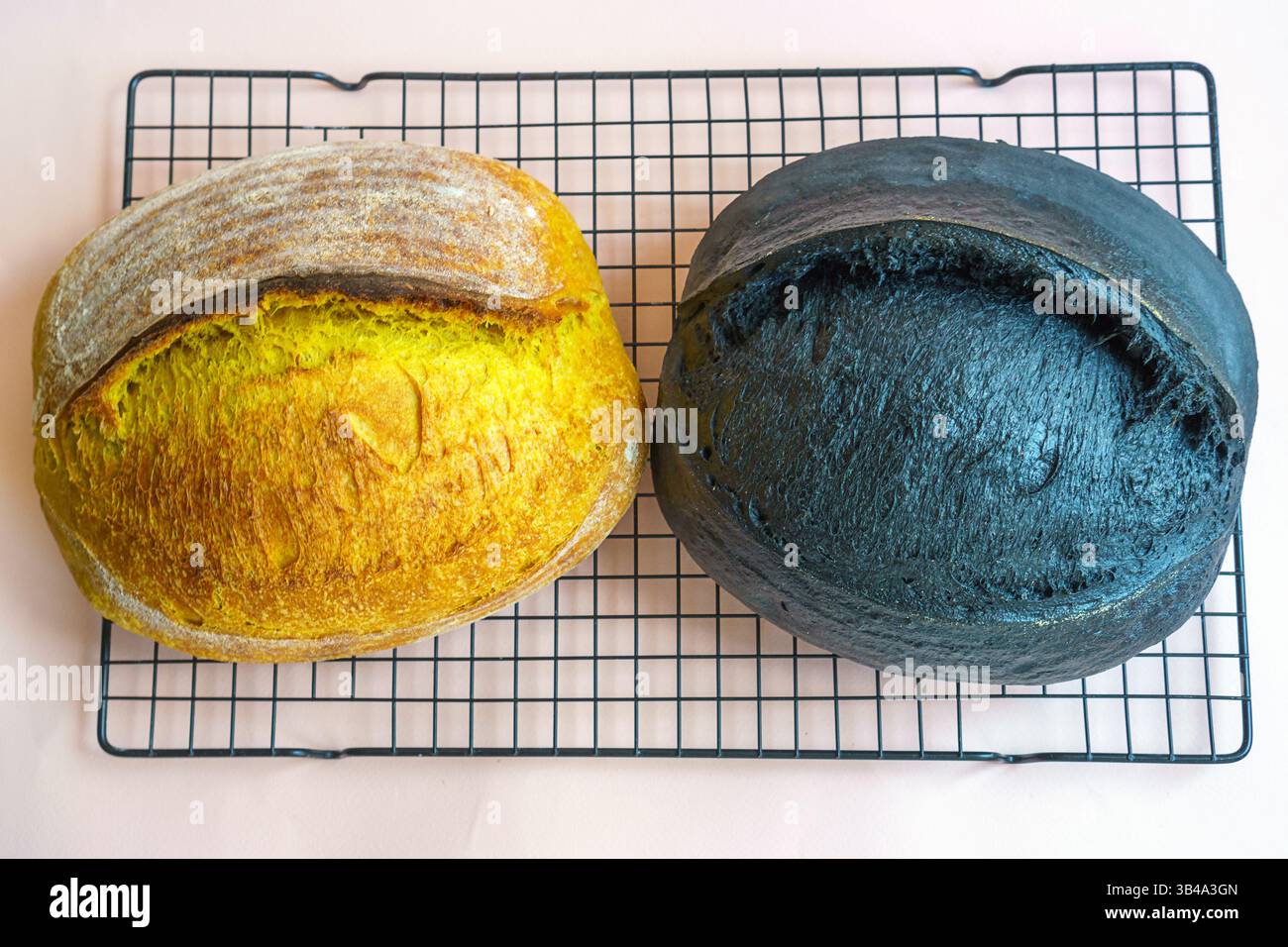 Unusual and creative colorful artisan sourdough bread Stock Photo - Alamy