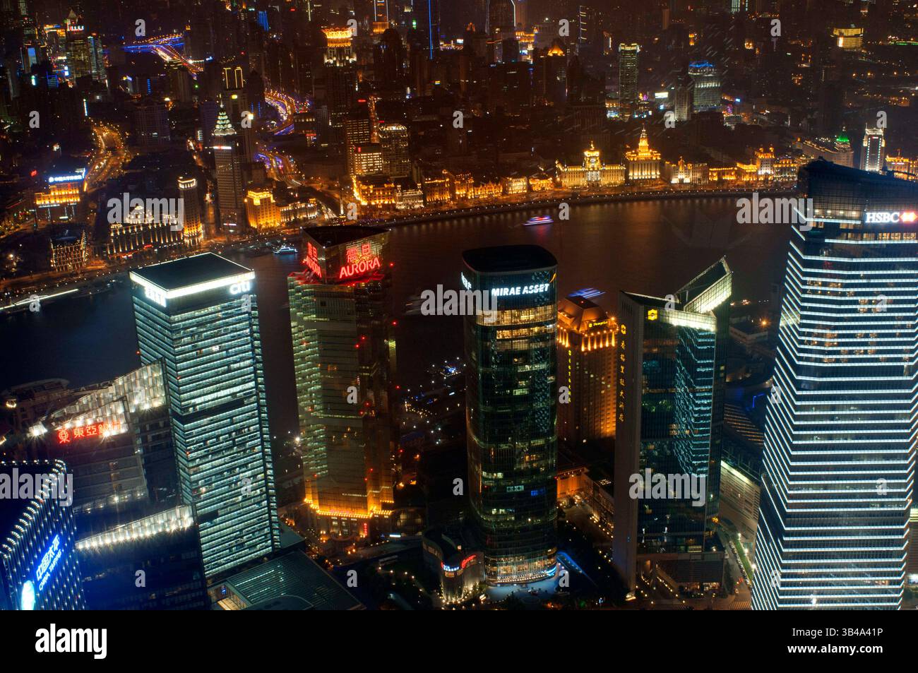 Jul 25, 2014 - Shanghai, China - Skyline of the Bund on the Huangpu ...