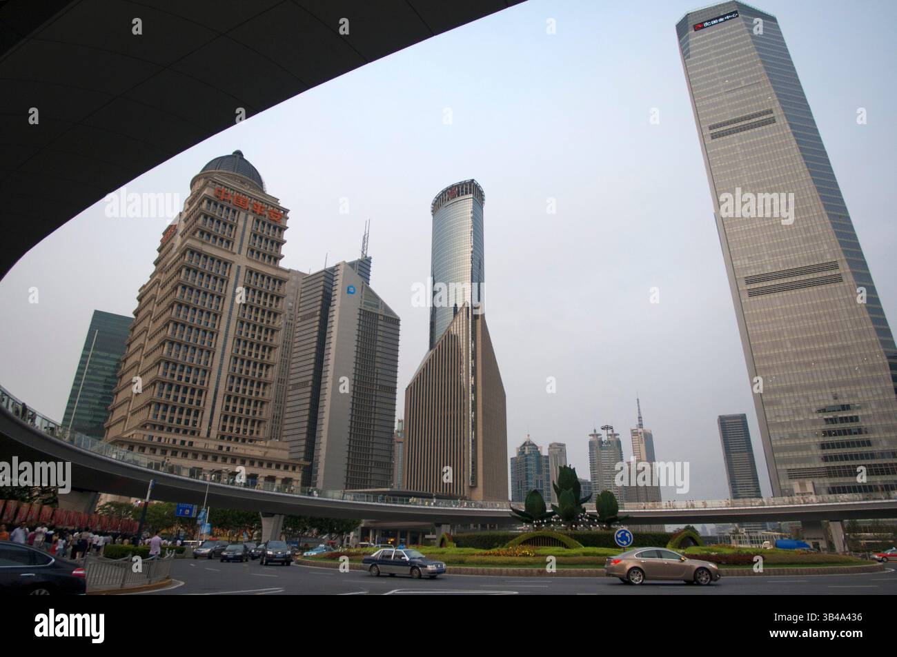 Jul 26, 2014 - Shanghai, China - Skyscrapers in Lujiazui financial ...