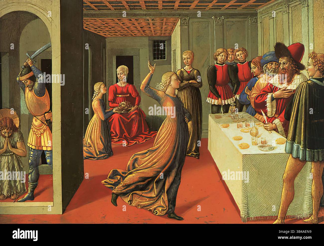 The Feast of Herod and the Beheading of Saint John the Baptist Painting ...