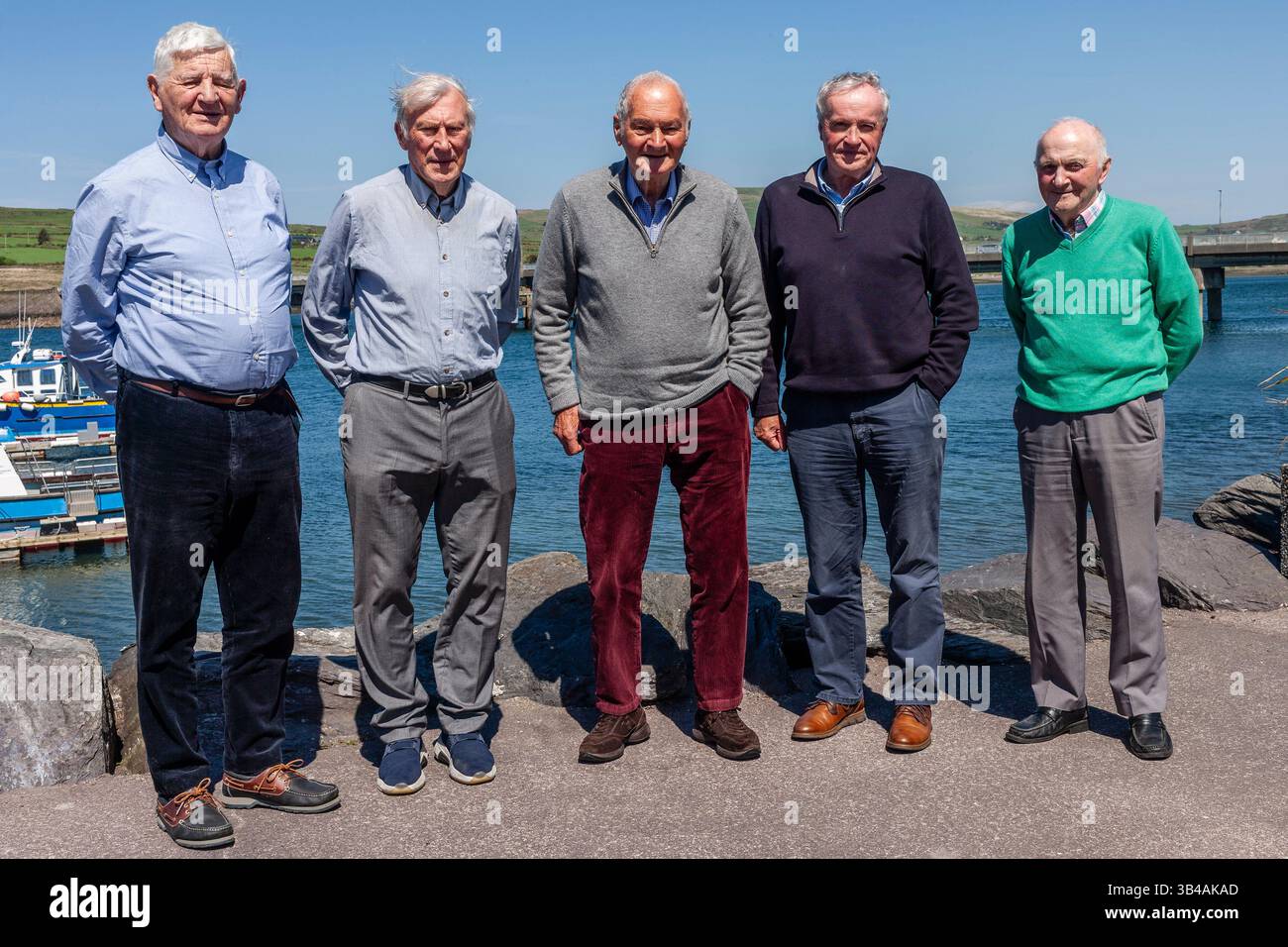 Five veteran and highly distinguished Kerry GAA footballers meeting in ...