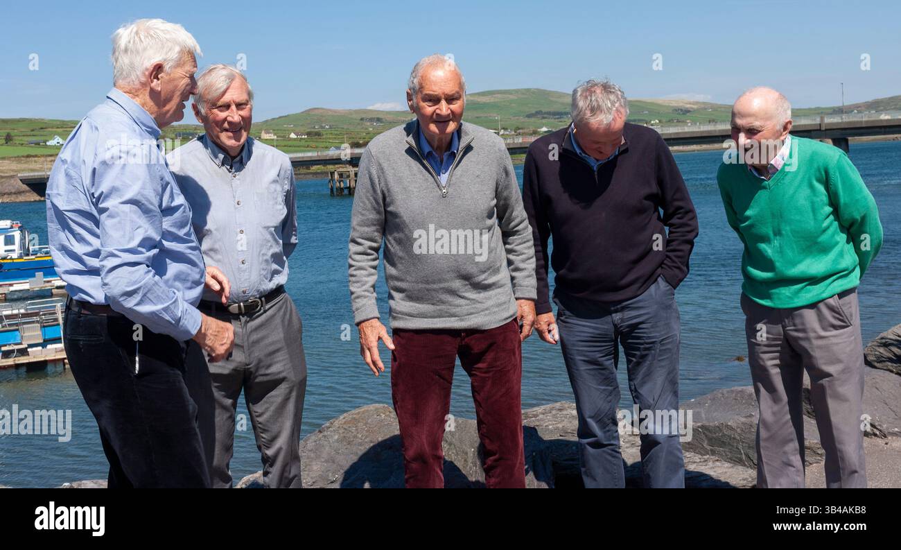 Five veteran and highly distinguished Kerry GAA footballers meeting in ...