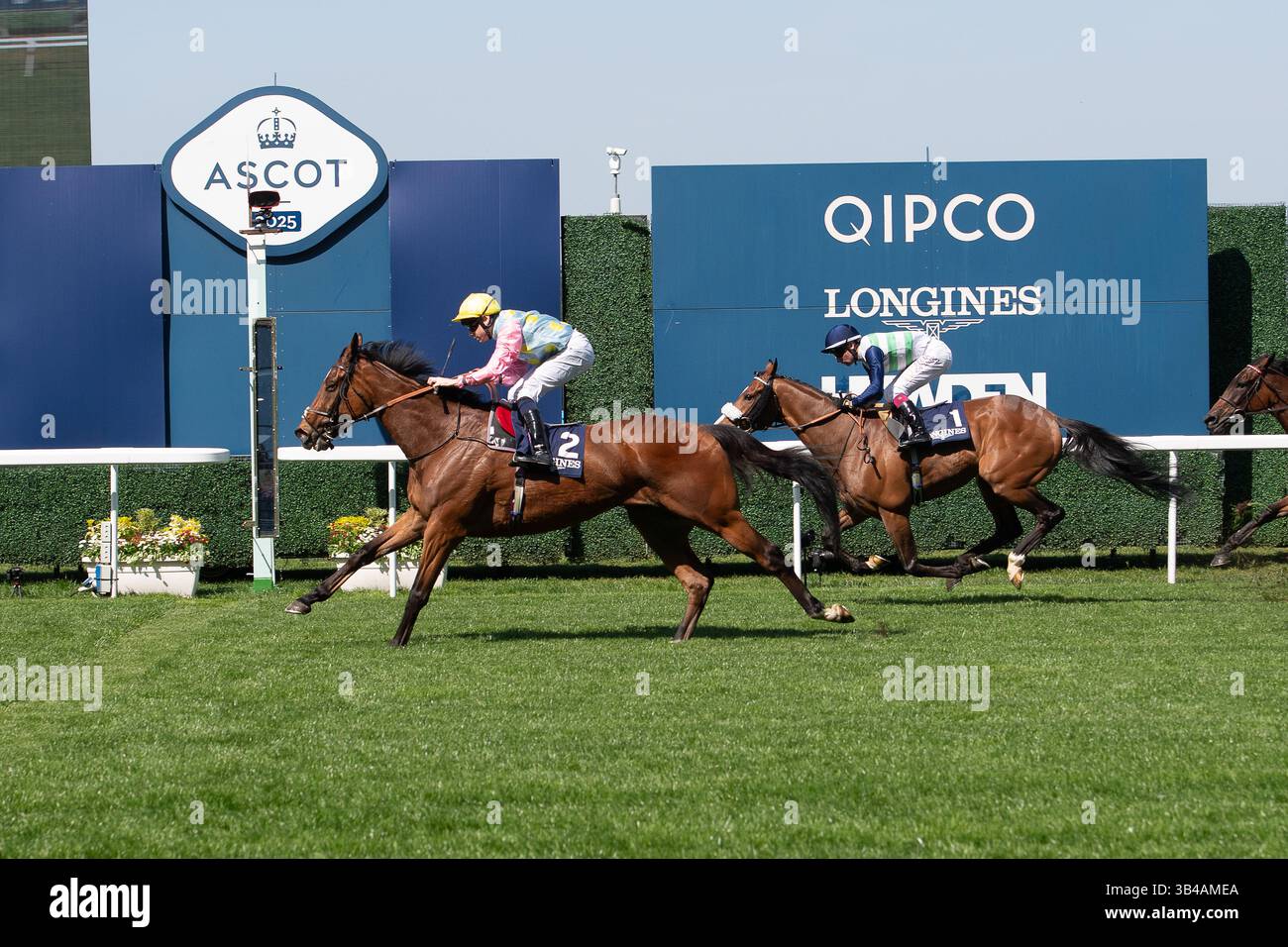 Ascot, Berkshire, UK. 30th April, 2025. Horse YASHIN ridden by jockey ...