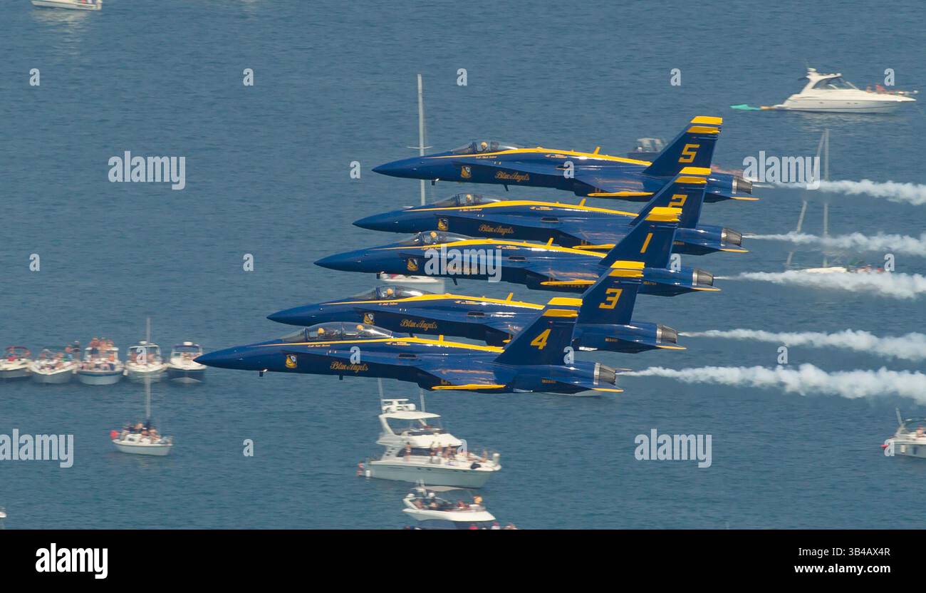 2015 chicago air water show aviation blue angels hi-res stock ...