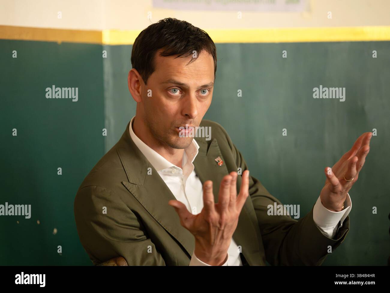 Berlin, Germany. 29th Apr, 2025. Martin Hikel (SPD), district mayor of ...