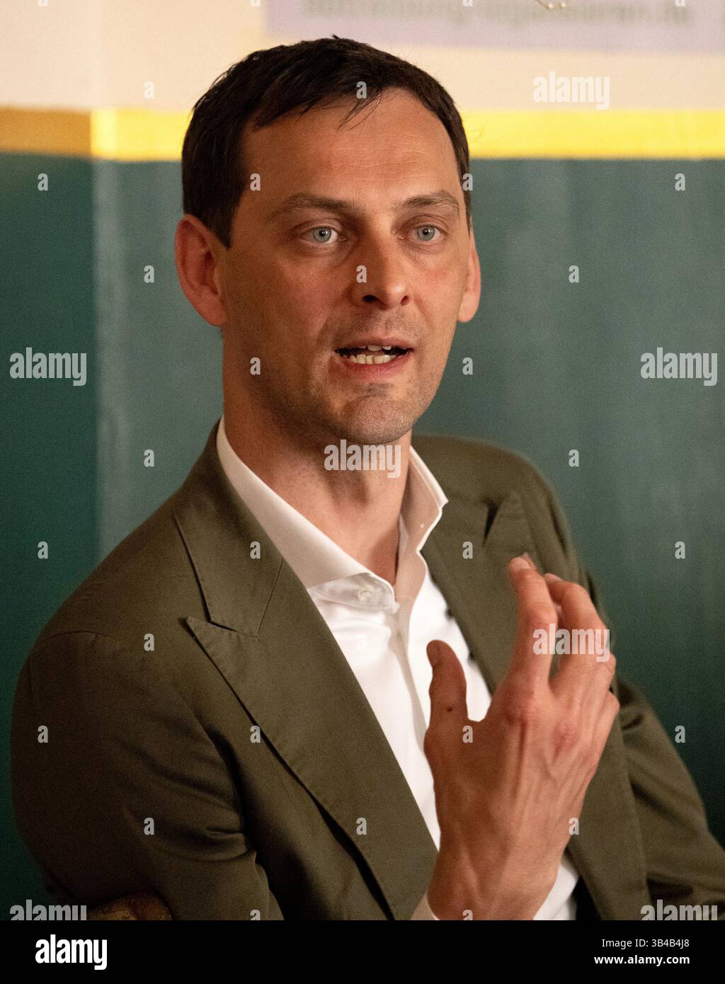 29 April 2025, Berlin: Martin Hikel (SPD), district mayor of Neukölln ...