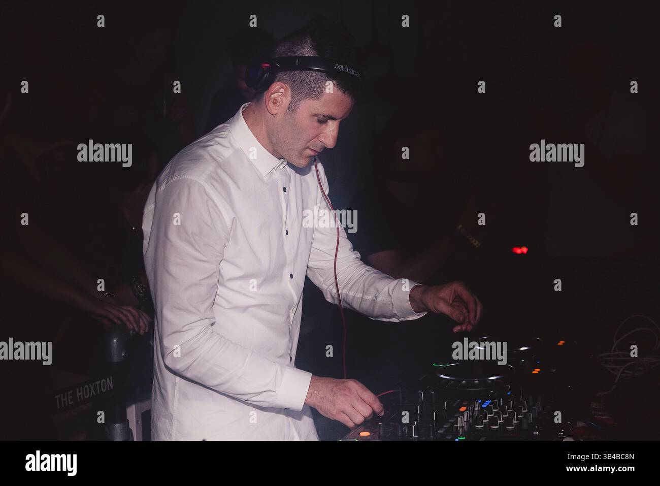 Los Angeles DJ GARY RICHARDS known by his stage name DESTRUCTO performs ...