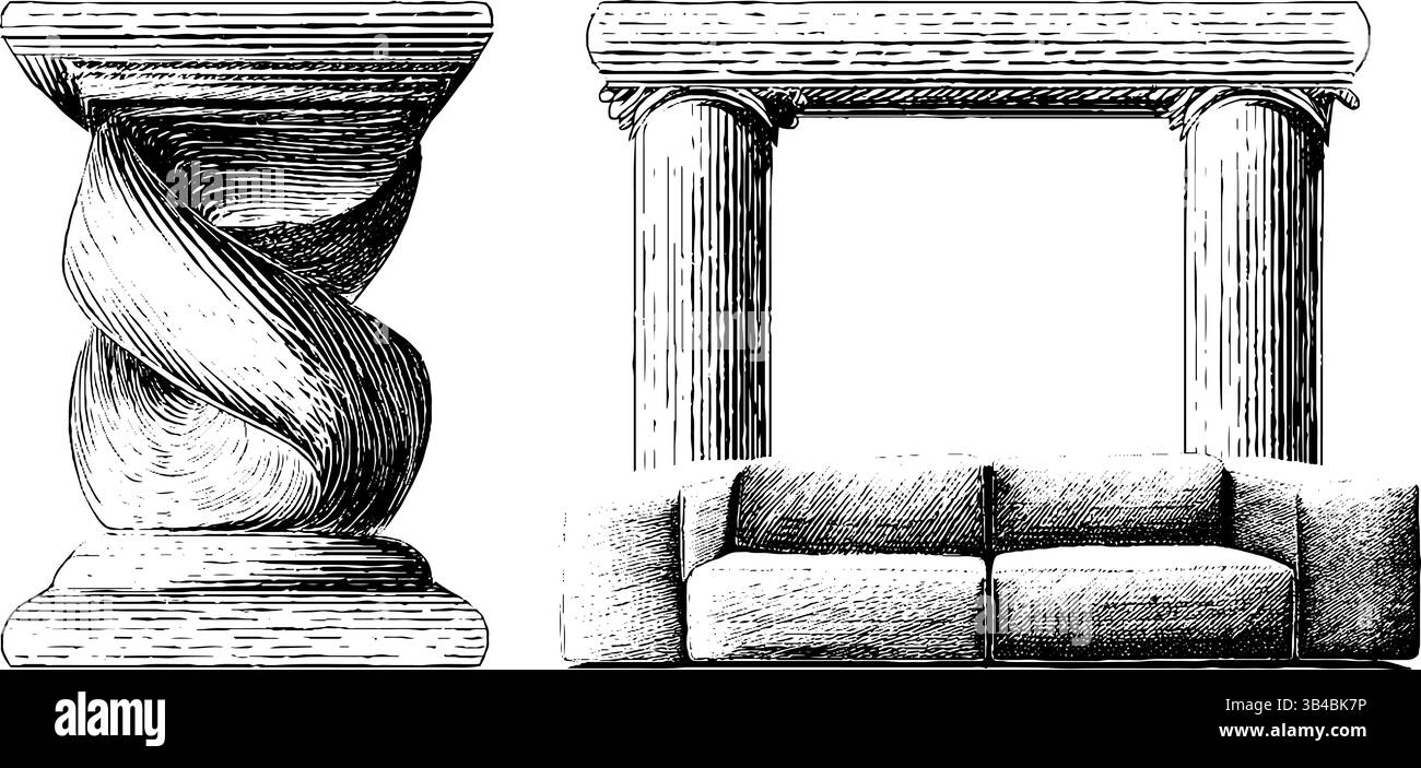 Column layout Black and White Stock Photos & Images - Alamy