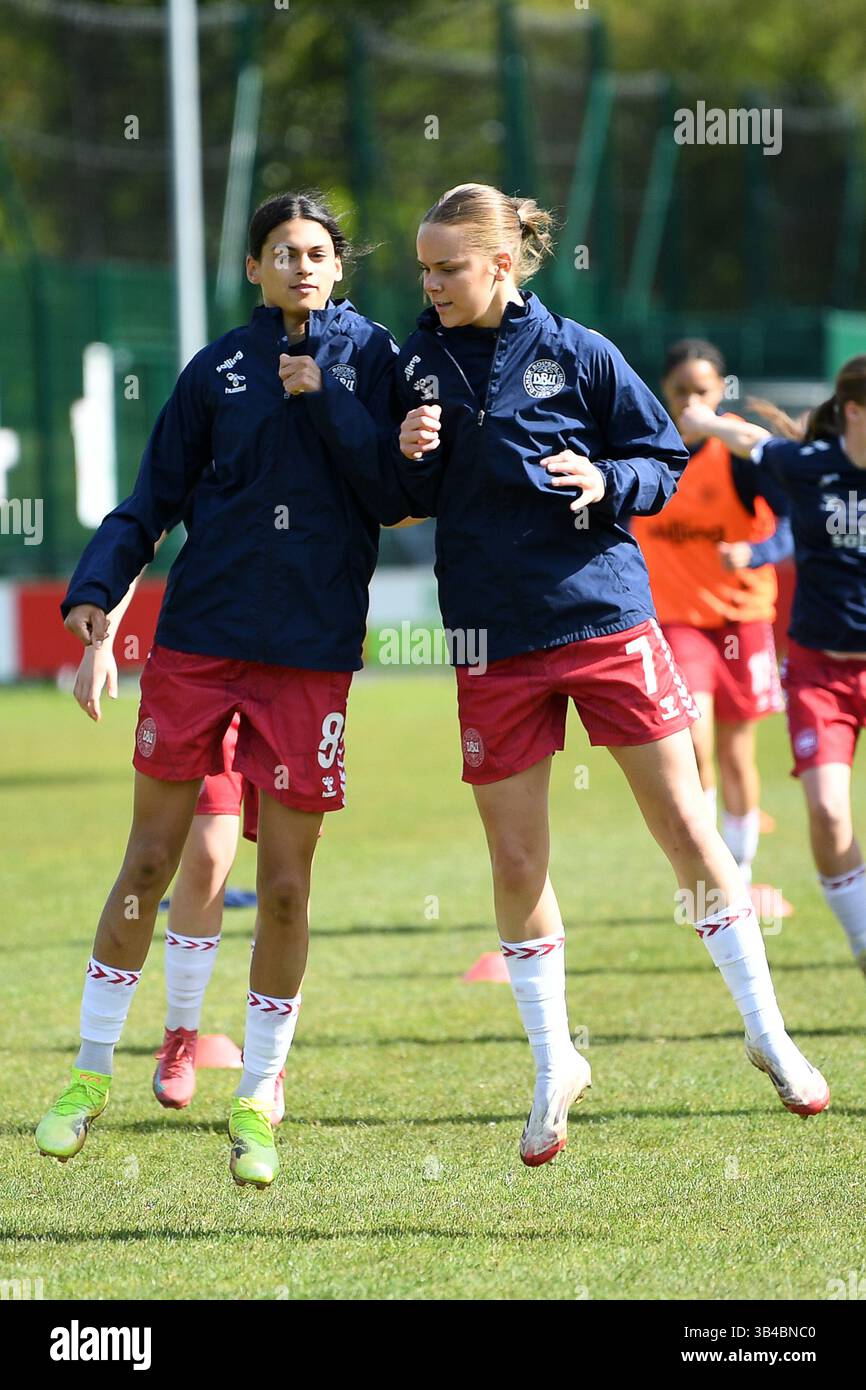 Wales, Port Talbot, April 28th 2025: Sophie Lech-Gade and Mila Bischoff ...