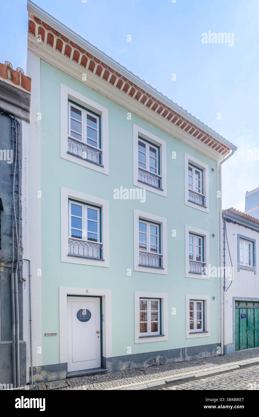 Terceira, Azores, Portugal - 02-18-2025: Traditional Architecture Of ...