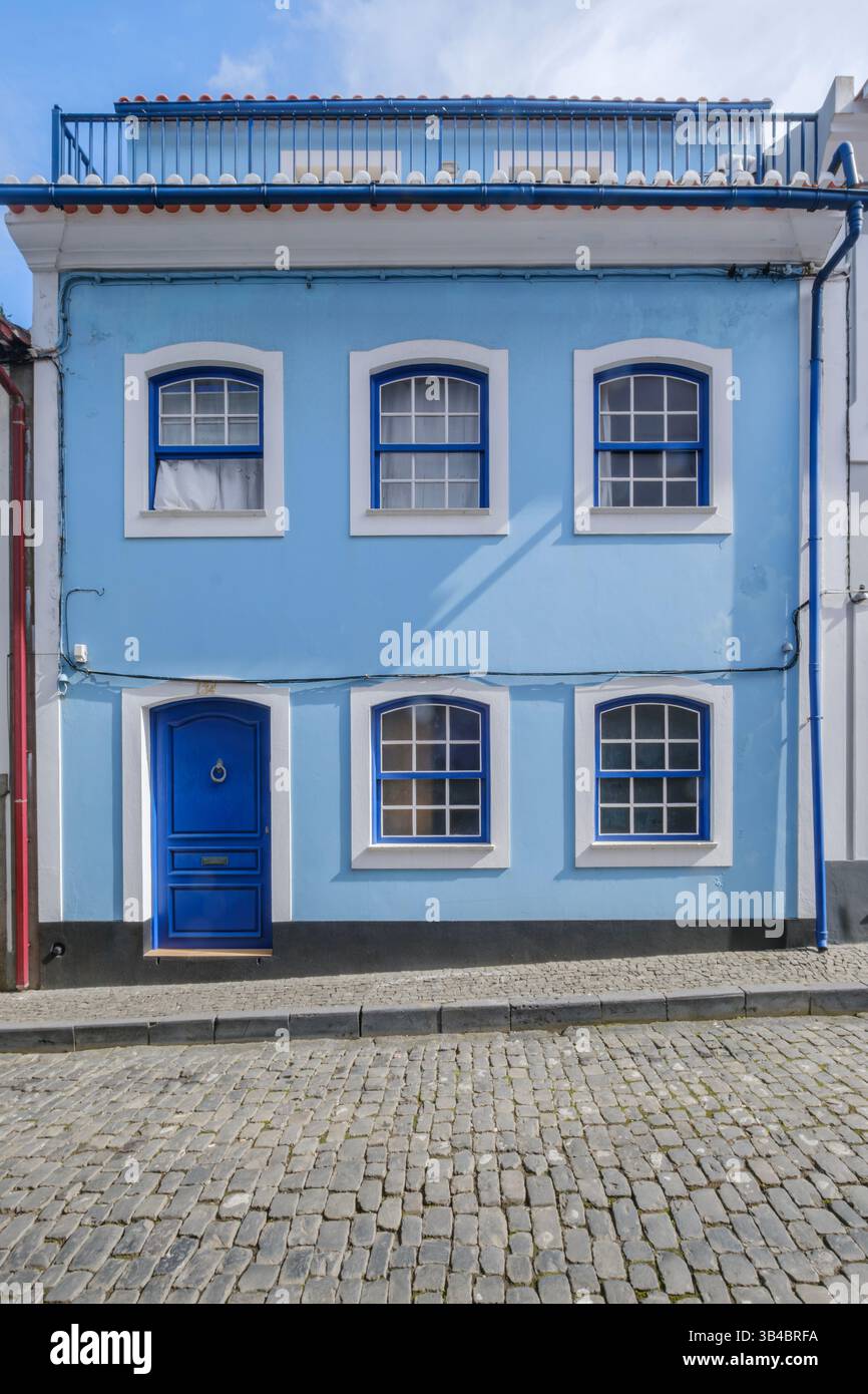 Terceira, Azores, Portugal - 02-18-2025: Traditional architecture of ...