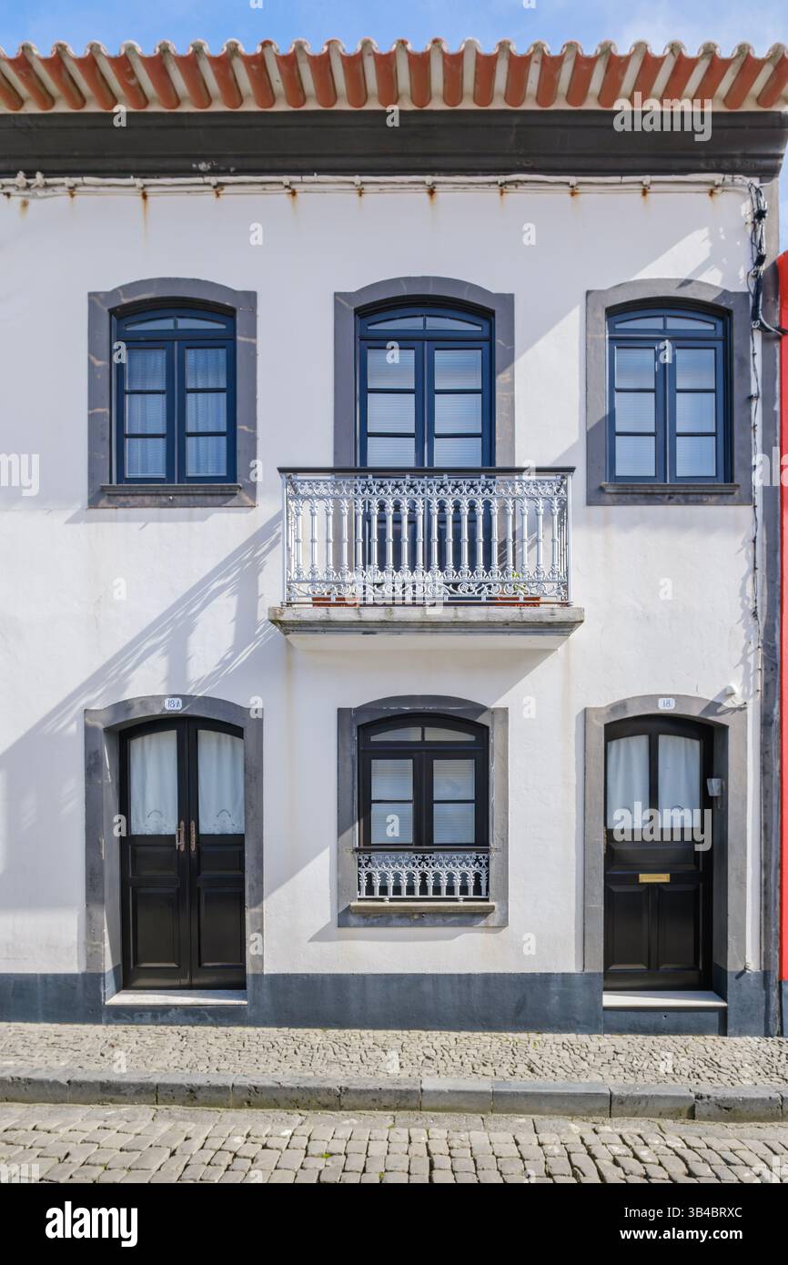 Terceira, Azores, Portugal - 02-18-2025: Traditional architecture of ...